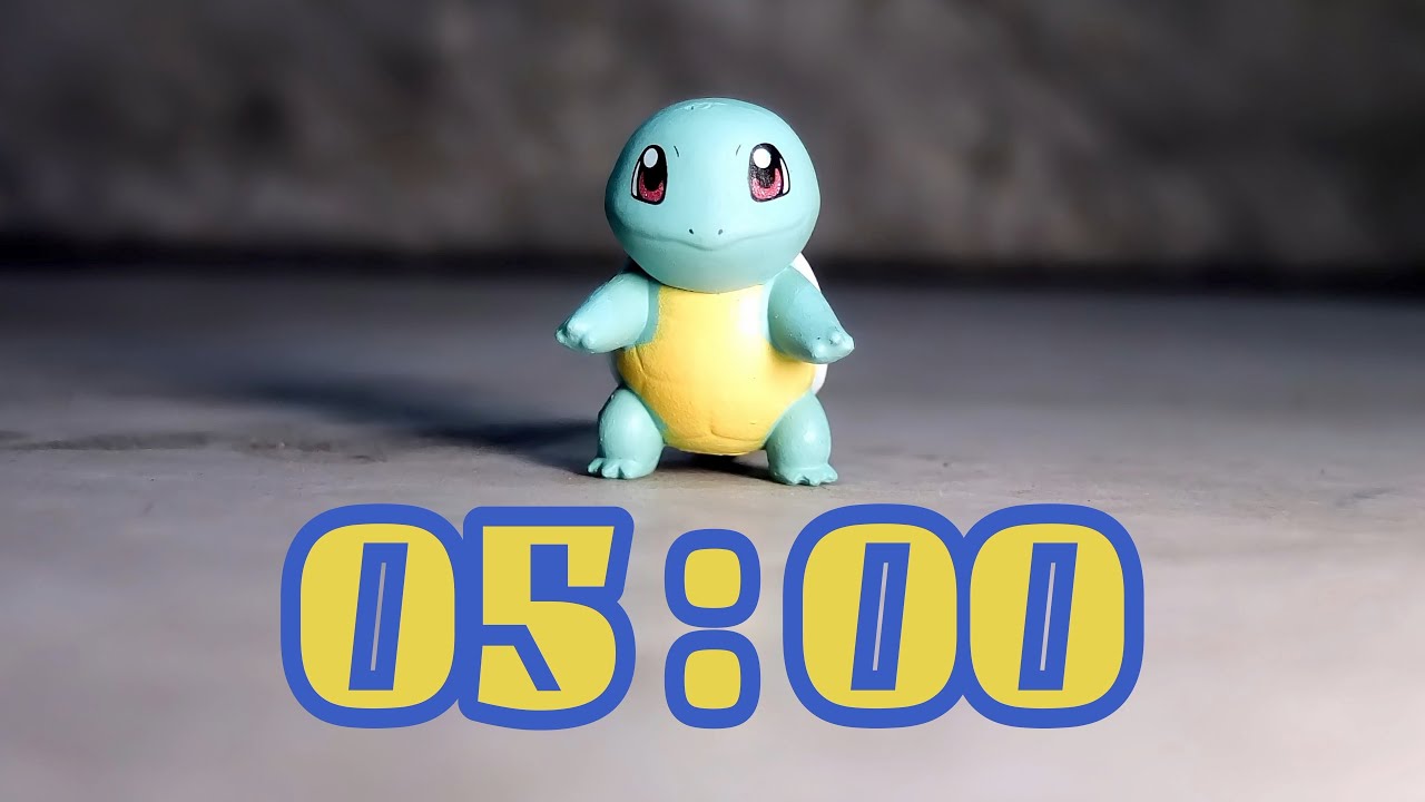 5 Minute Classroom Timer with Pokemon Theme - Quirky - Music and Alarm ...