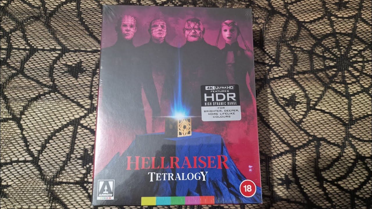 Hellraiser Tetralogy 4K UHD Box Opening (Arrow Video) - YouTube
