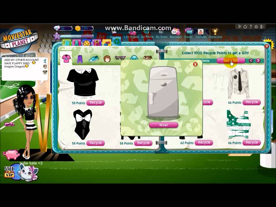 MSP Recycle point gifts l kate is da best - YouTube