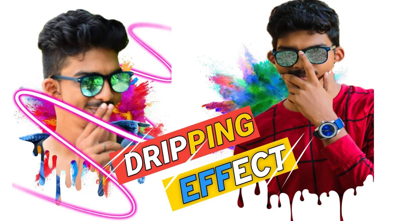 Dripping effect🔥|| how to make dripping in one minute || make dripping ...