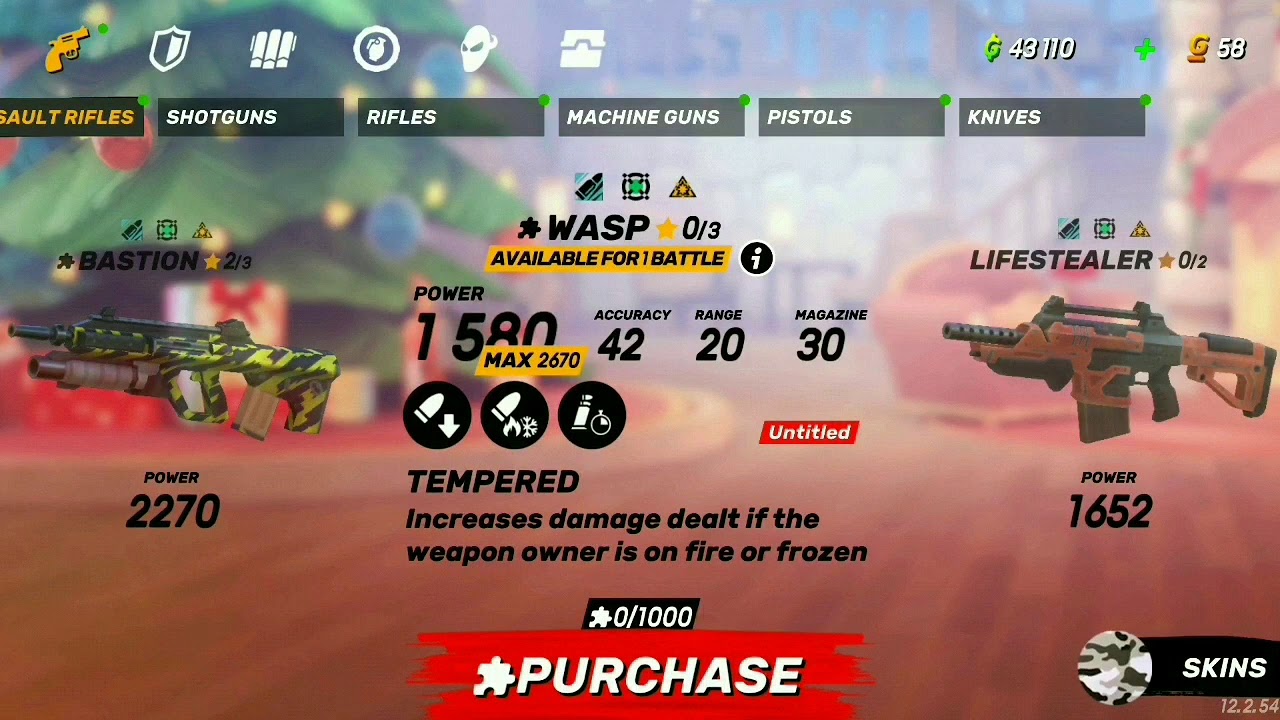 Wasp gun review and wasp vs bastion Gods of Boom - YouTube