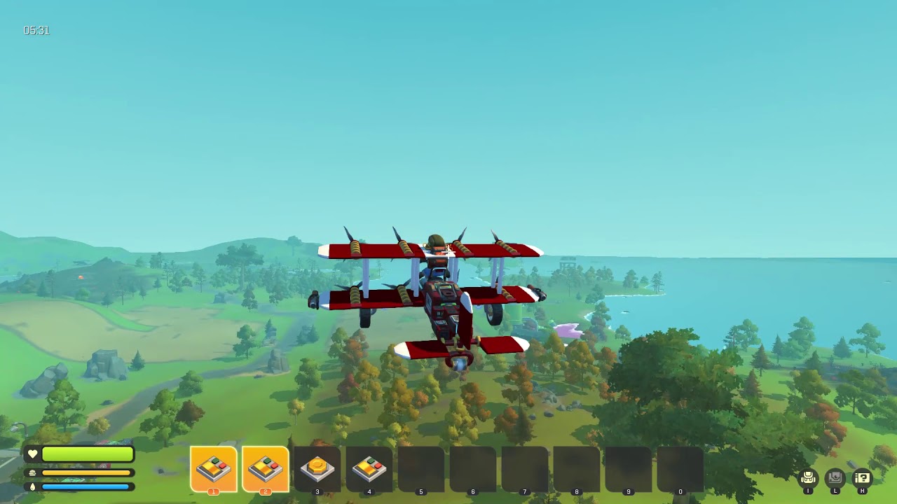 Scrap Mechanic Bi Plane - YouTube