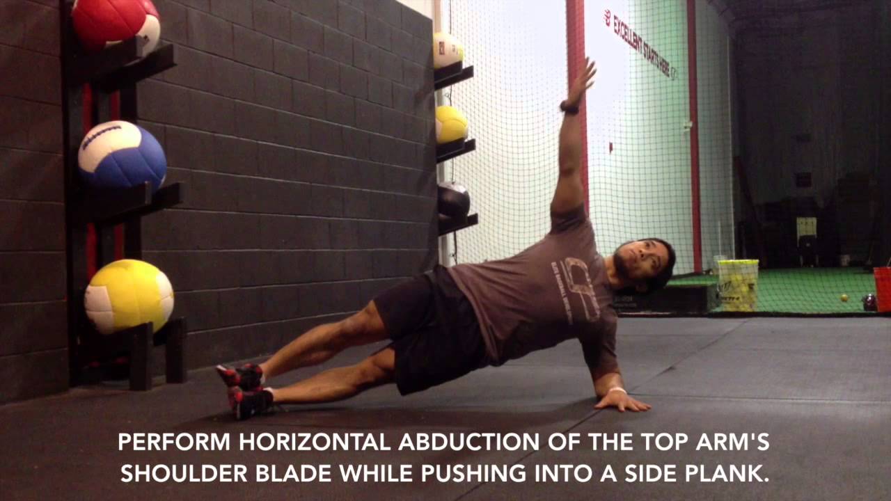 Side Plank with Horizontal Abduction - YouTube