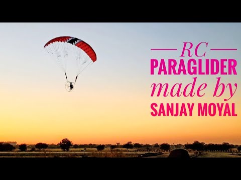 Homemade RC Paraglider | Paramotor | Paragliding Radio control | single ...