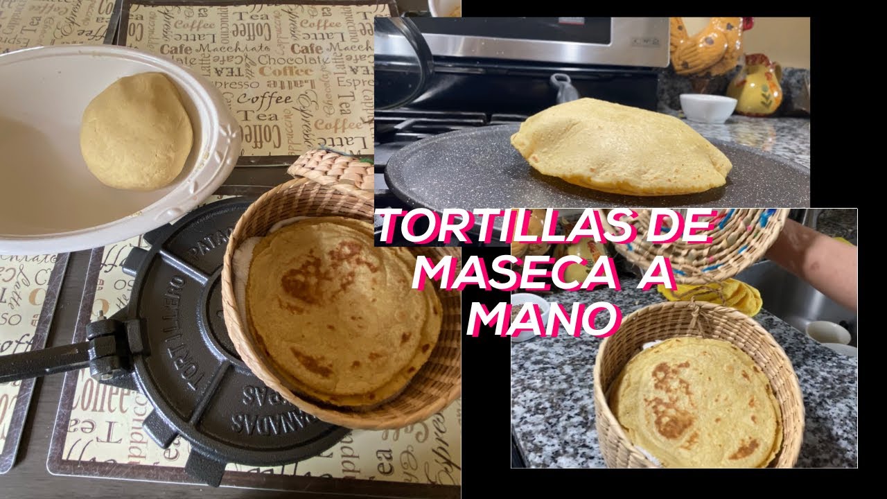 Tortillas De Maseca A Mano - YouTube