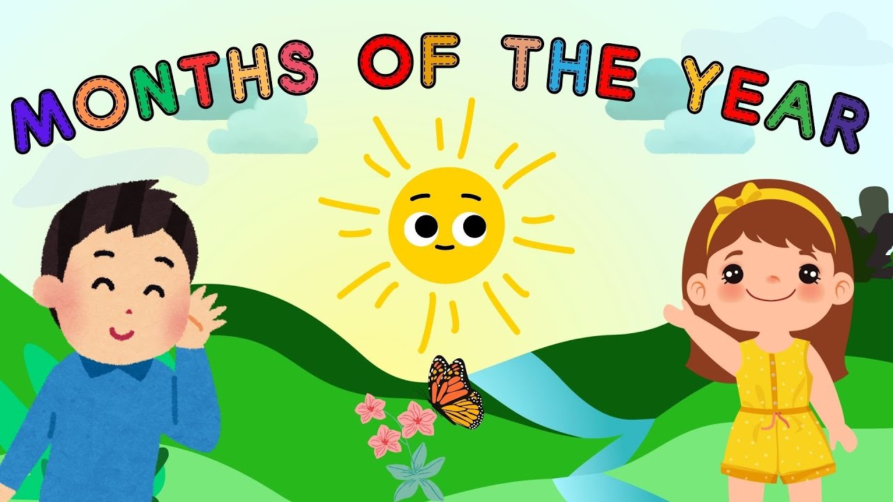 Learn Months of the Year for Kids | New Educational Video for Toddlers ...