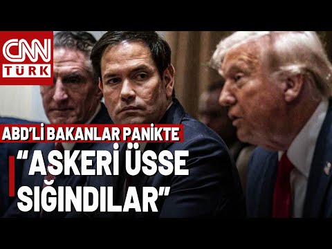 ABD'de İç Savaş Korkusu: 6 Bakan Askeri Üslere Sığındı, İstihbarata Yer Kalmadı