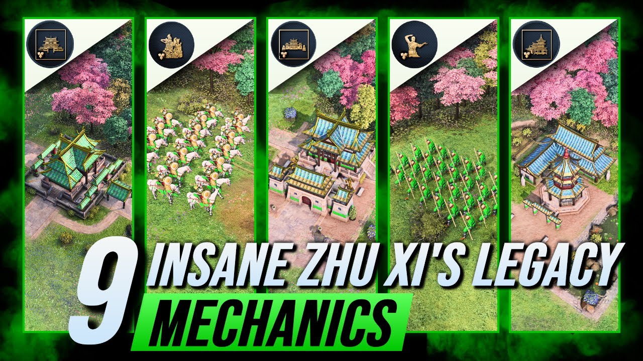 Age of Empires 4 - Zhu Xi's Legacy Is ABSURD - YouTube