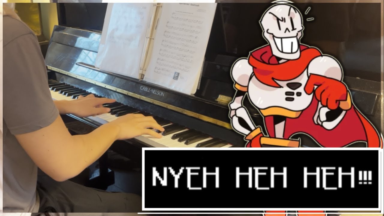 【Undertale】Nyeh Heh Heh! Piano cover - YouTube