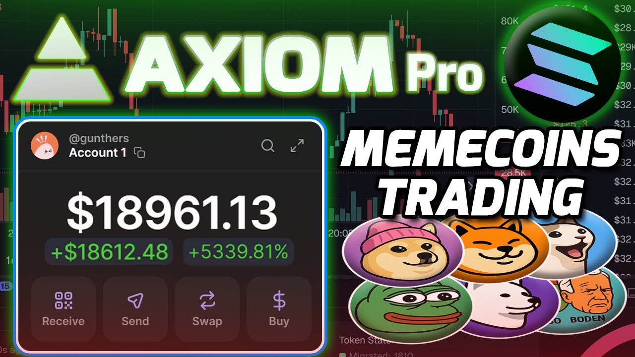 How to Start Trading Solana Meme Coins. Axiom Pro Tutorial - YouTube