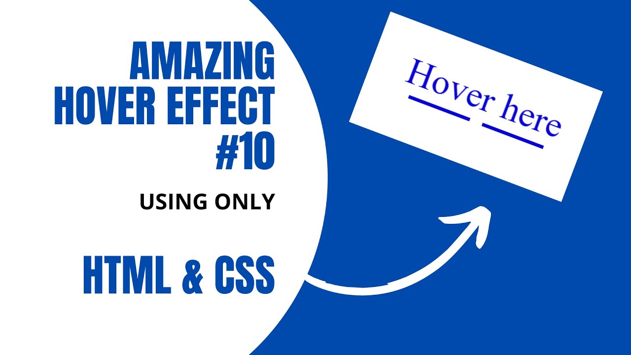 Awesome Hover Button Effect 10 Using Only Html And Css Asmr No Talking Youtube