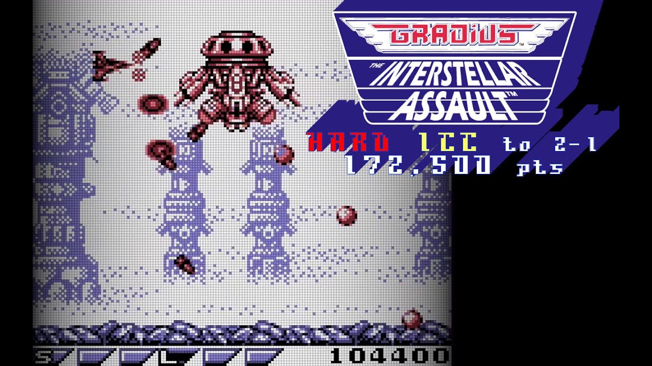 Gradius: The Interstellar Assault - Hard 1CC to Loop 2-1 - YouTube