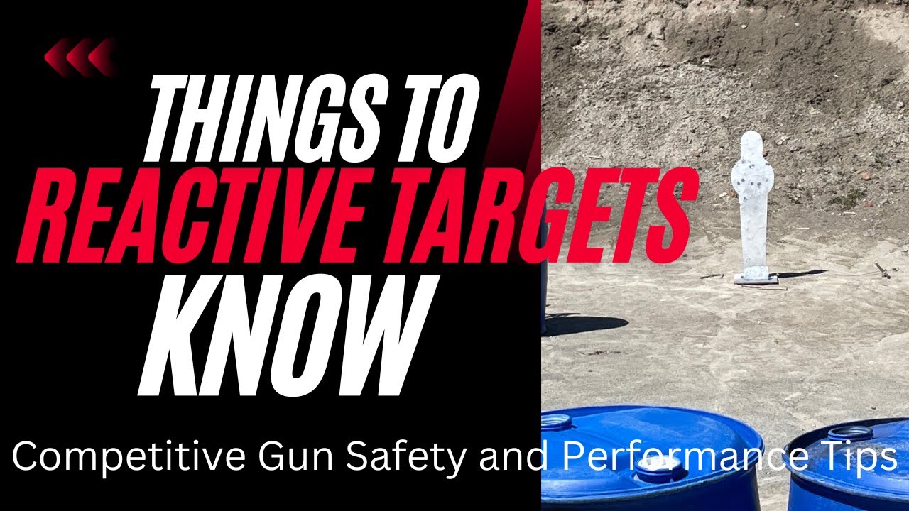 REACTIVE TARGETS AND THINGS TO KNOW - IDPA Beginner - YouTube