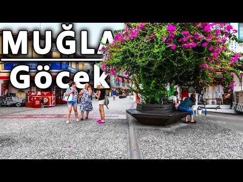MUĞLA Göcek Akşam Yürüyüş Turu 4K Tranquil Evening Walking Tour