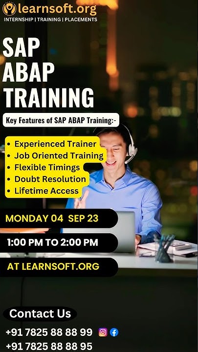 SAP ABAP Training in Chennai | Learnsoft.org | Software Training in Chennai #trendingstatus ...