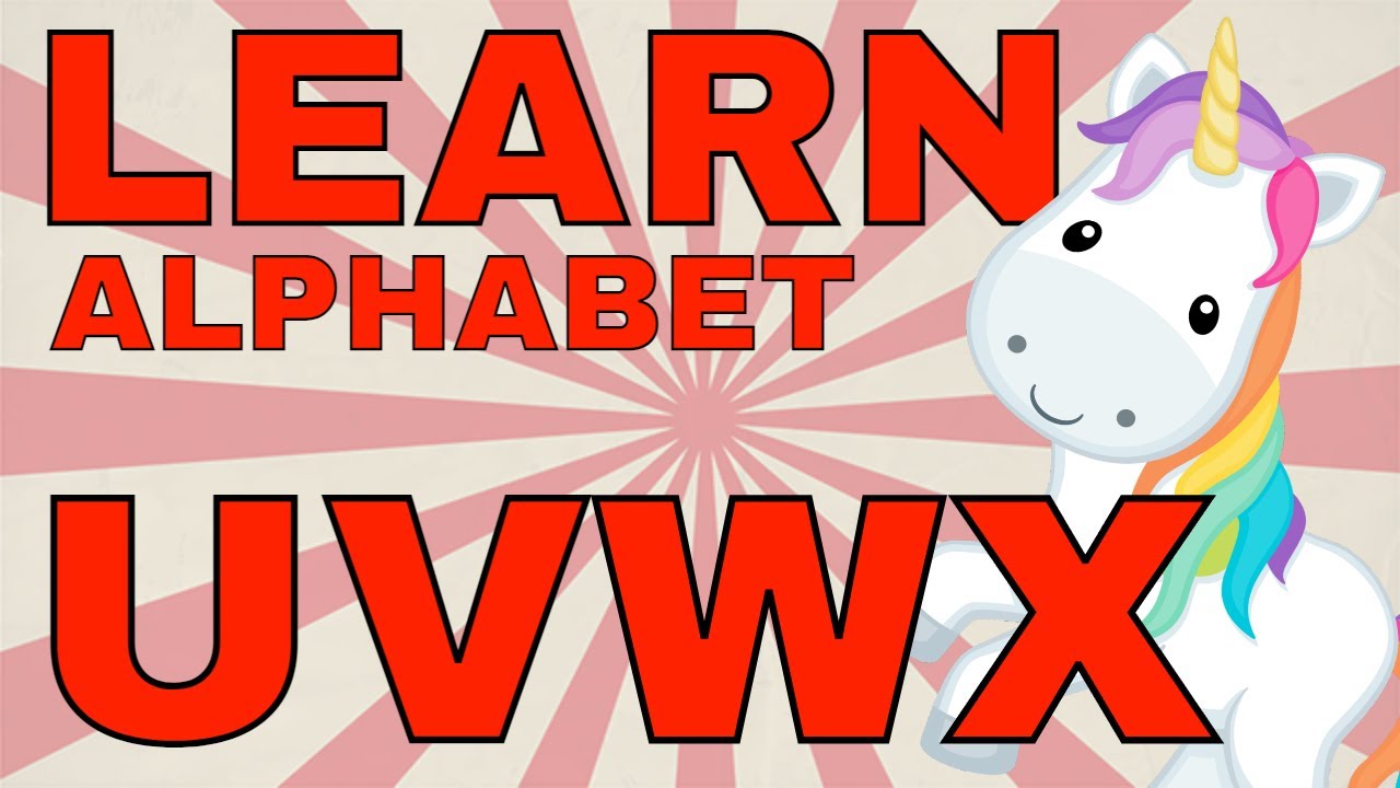 Baby Learn the Alphabet | UVWX | Interactive Session | 2-4 years - YouTube