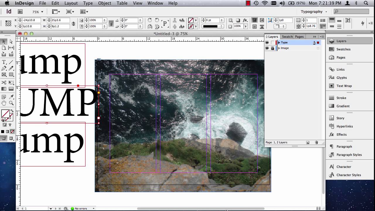 Project 4 Working in InDesign - YouTube