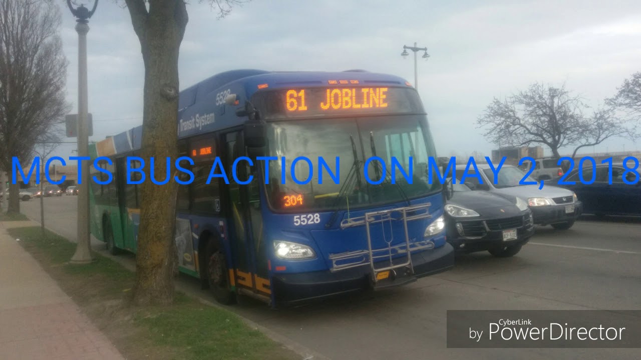 MCTS BUS ACTION MAY 2ND 2018 - YouTube
