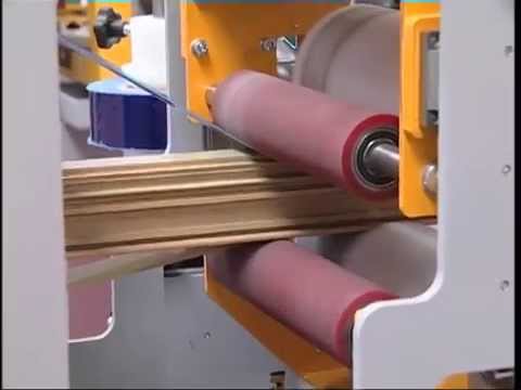 Aluminium profile adhesive machines GE-4F200E - YouTube