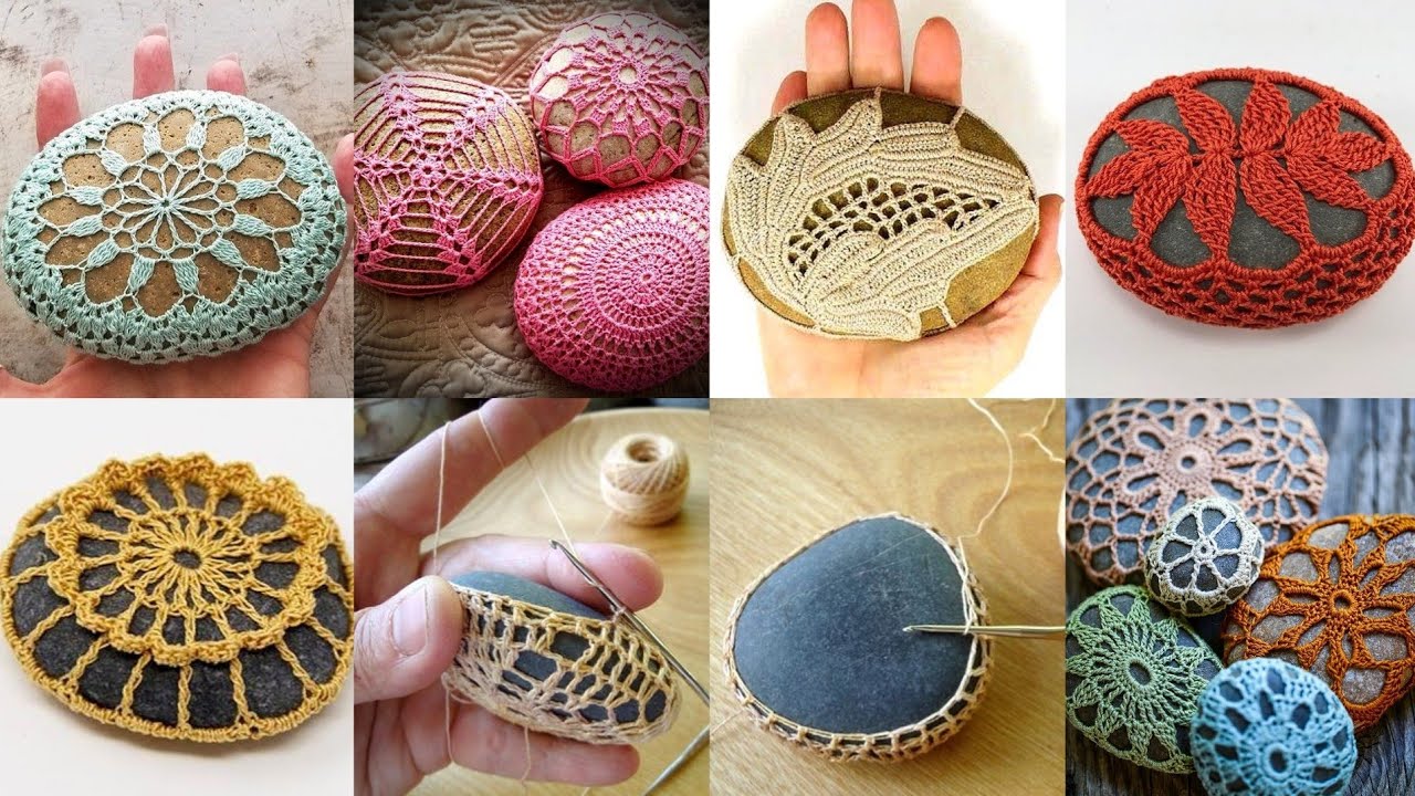 Top Stunning Crochet Stone Cover Patterns /Stylish Qurassiya Stone ...
