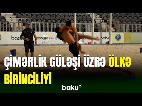 Çimərlik güləşi üzrə Azərbaycan çempionatı baş tutdu
