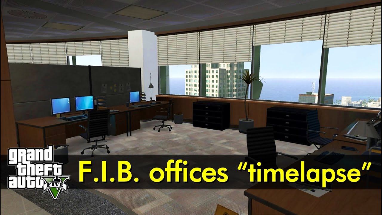 FIB offices "timelapse" | GTA V - YouTube