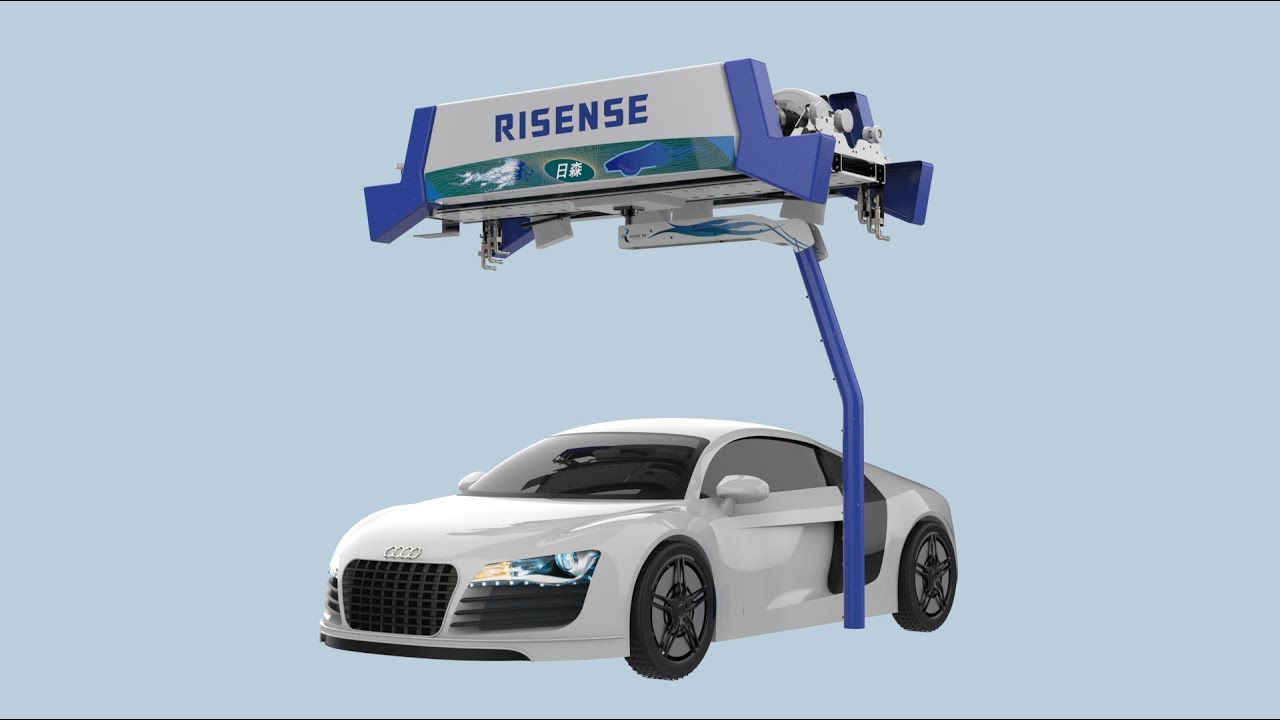 Full automatic single-arm touchless car wash machine, HP-232 Model ...