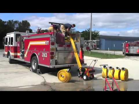 RollNRack Hose Management System rolling LDH, rolling large diameter ...