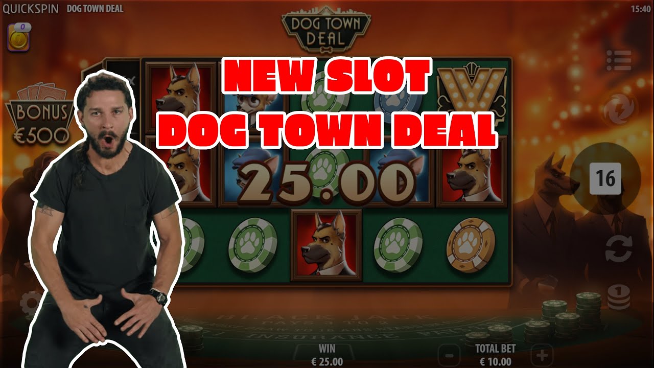 🔥 EPIC WIN DOG TOWN DEAL - BIG WIN & FREE SPINS - YouTube