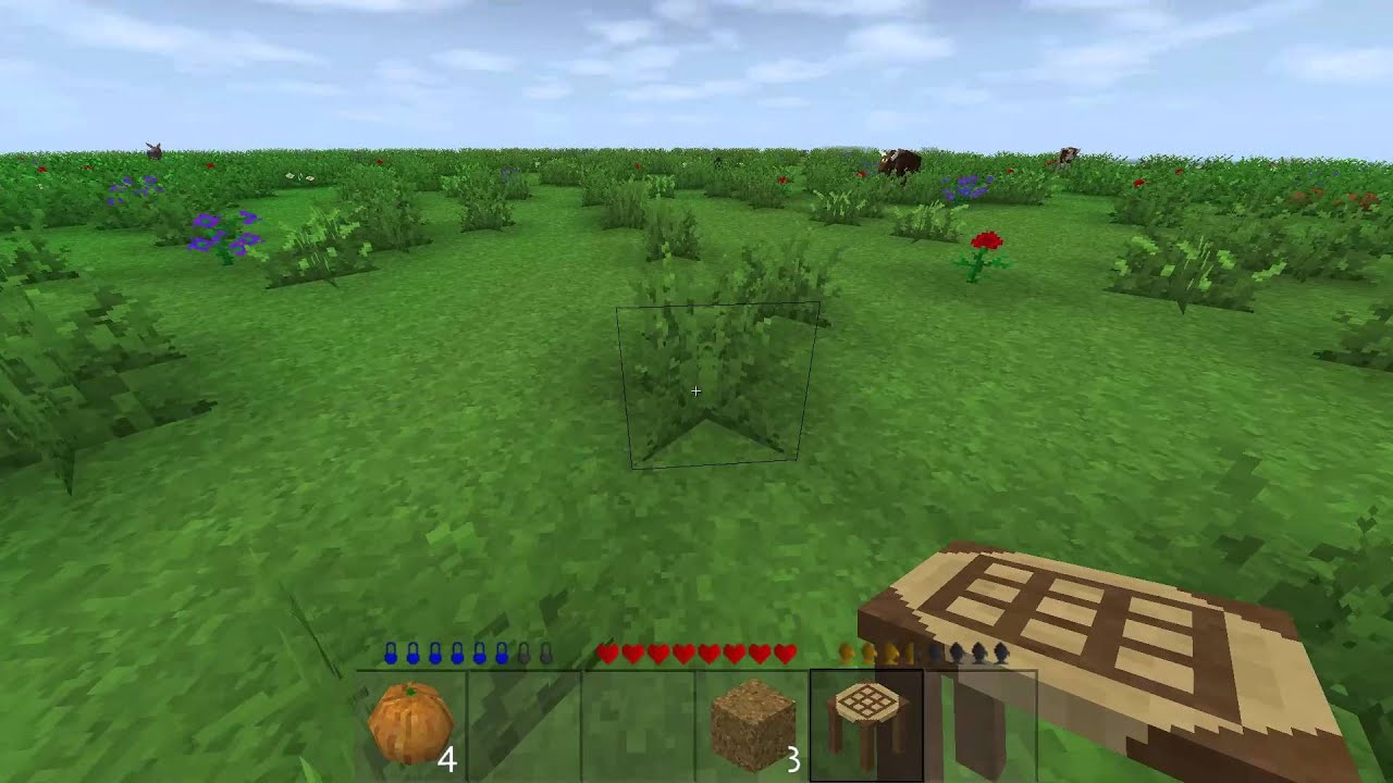 Survivalcraft #1 - How to quickly build a shelter - YouTube