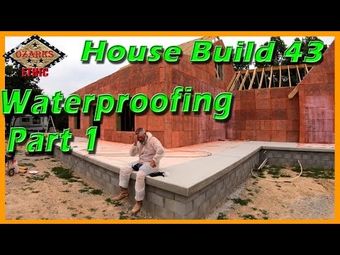 House Build 43 - Waterproofing Part 1 - The Legacy Block - YouTube
