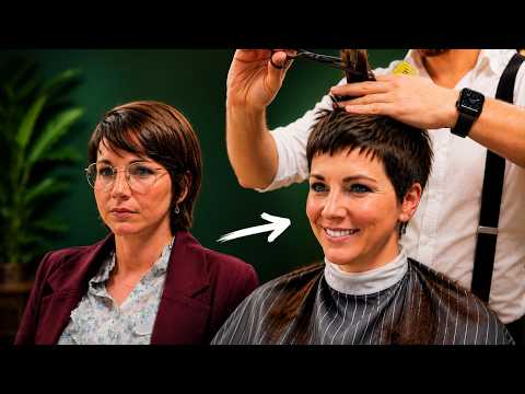 She Couldn't Stand Her Grown Out Pixie... So We Cut It SUPER Short!
