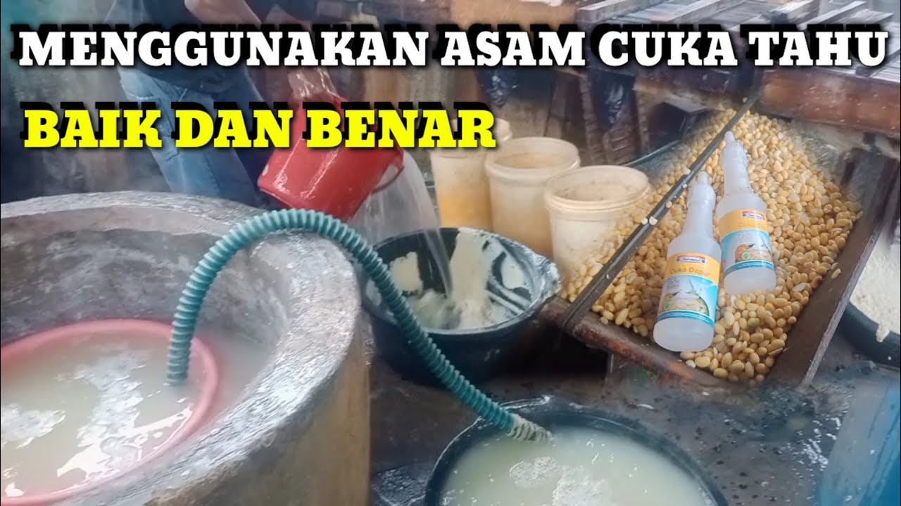 cara menggunakan asam cuka tahu yg baik dan benar - YouTube
