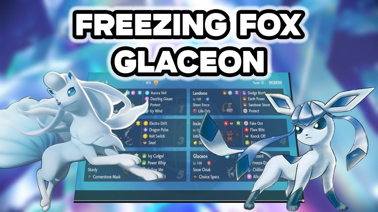 Snow cloak may never work but Glaceon sure does! - Pokemon Scarlet and ...