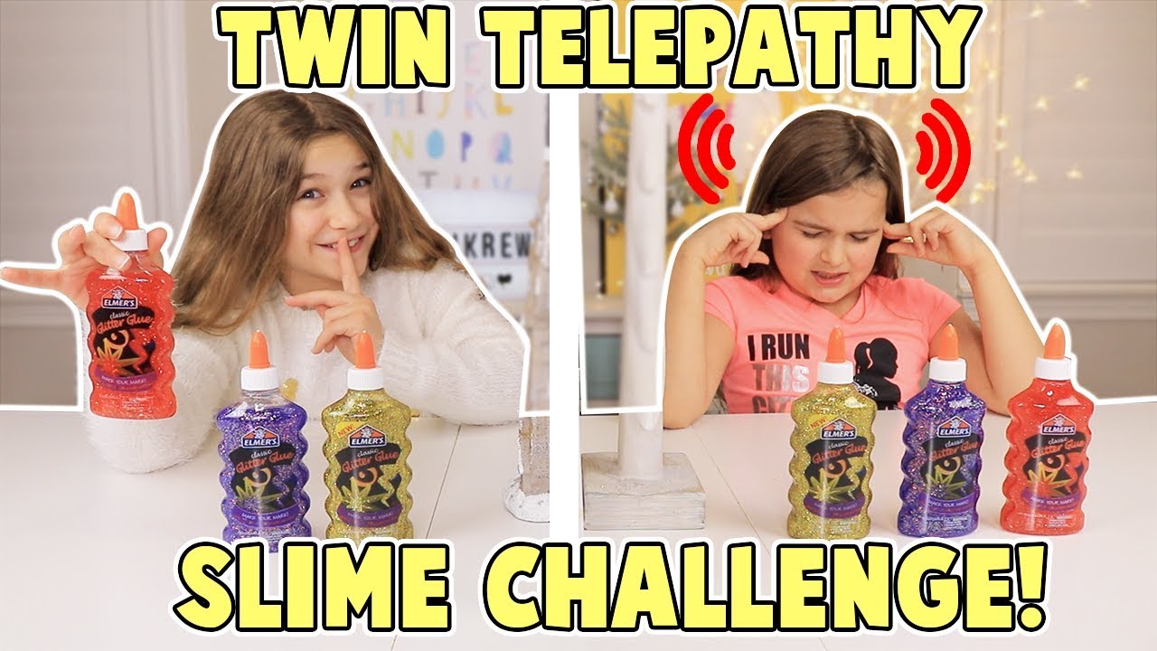 TWIN TELEPATHY SLIME CHALLENGE!! | JKrew - YouTube