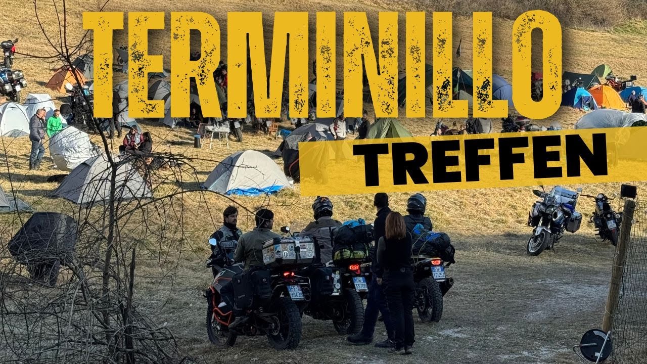 TERMINILLO TREFFEN - In moto, in tenda (ovviamente!) - YouTube
