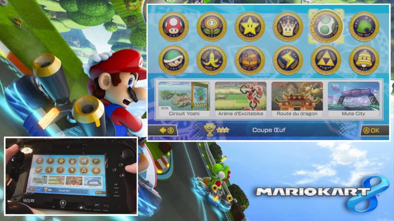 Mario Kart 8 - 200cc Triforce Cup - 3 Star Ranking - YouTube