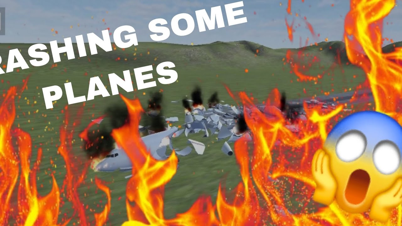 LETS CRASH SOME PLANES IN PLANE CRASH SIM | plane crash sim | jal ...