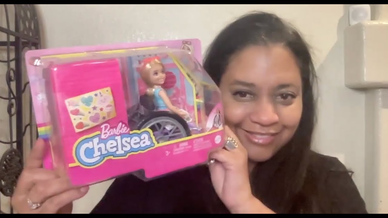 Barbie Chelsea Doll in Wheelchair: Accessibility Fun with Moving Wheels ...