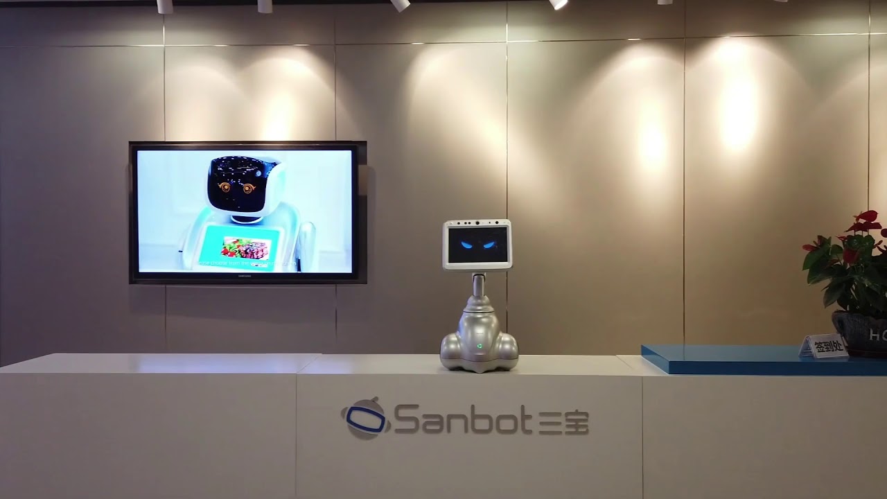 Sanbot Mini Elf - YouTube