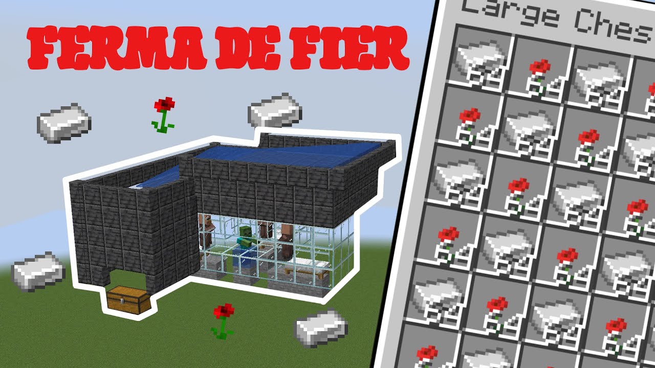 FERMA DE FIER - Tutoriale minecraft - YouTube