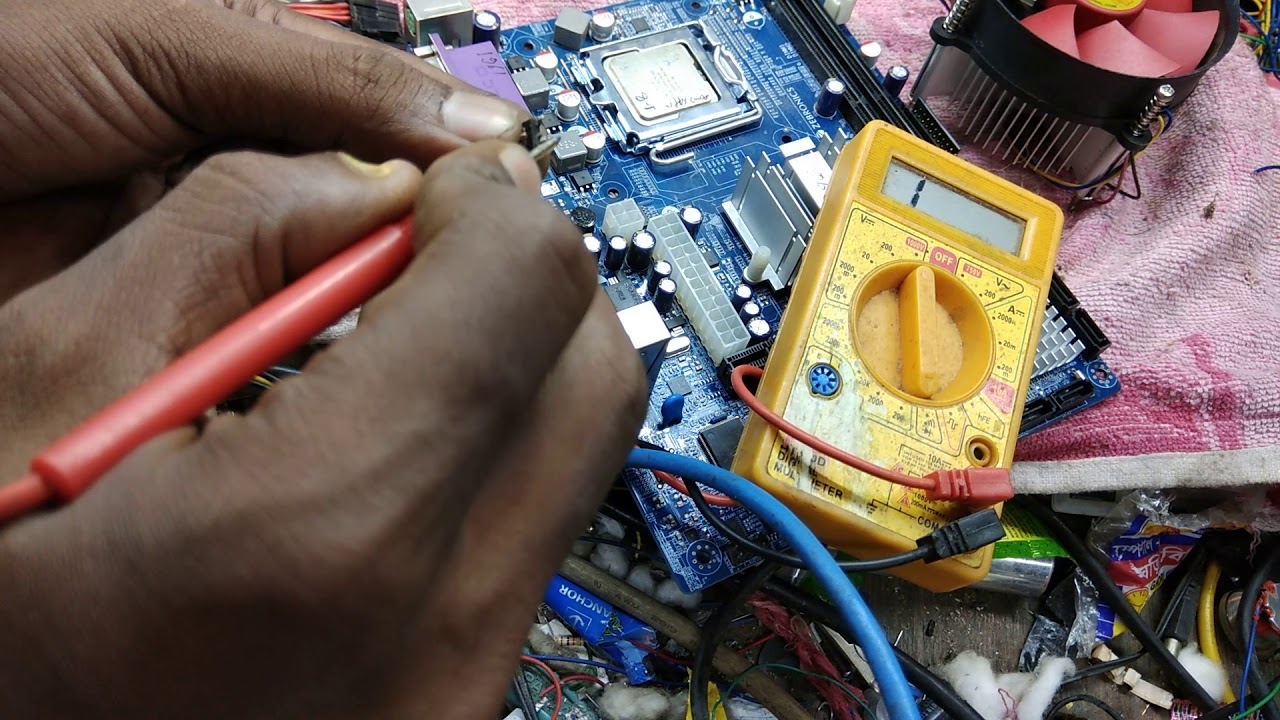 Zebronics 945 motherboard no power repaired - YouTube