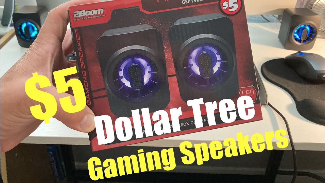 Dollar Tree 2Boom Raze Duo GSP190K Gaming Speaker (Review) - YouTube