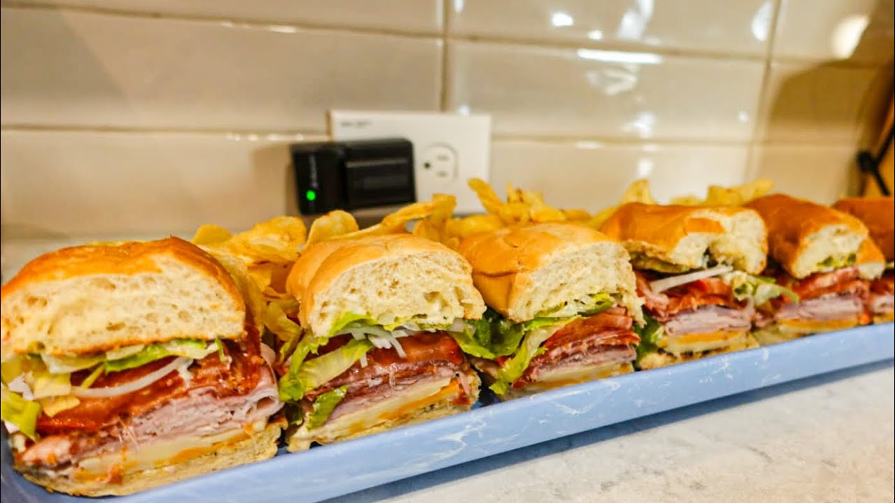 Delicious Deli Sub Sandwich Recipe - YouTube