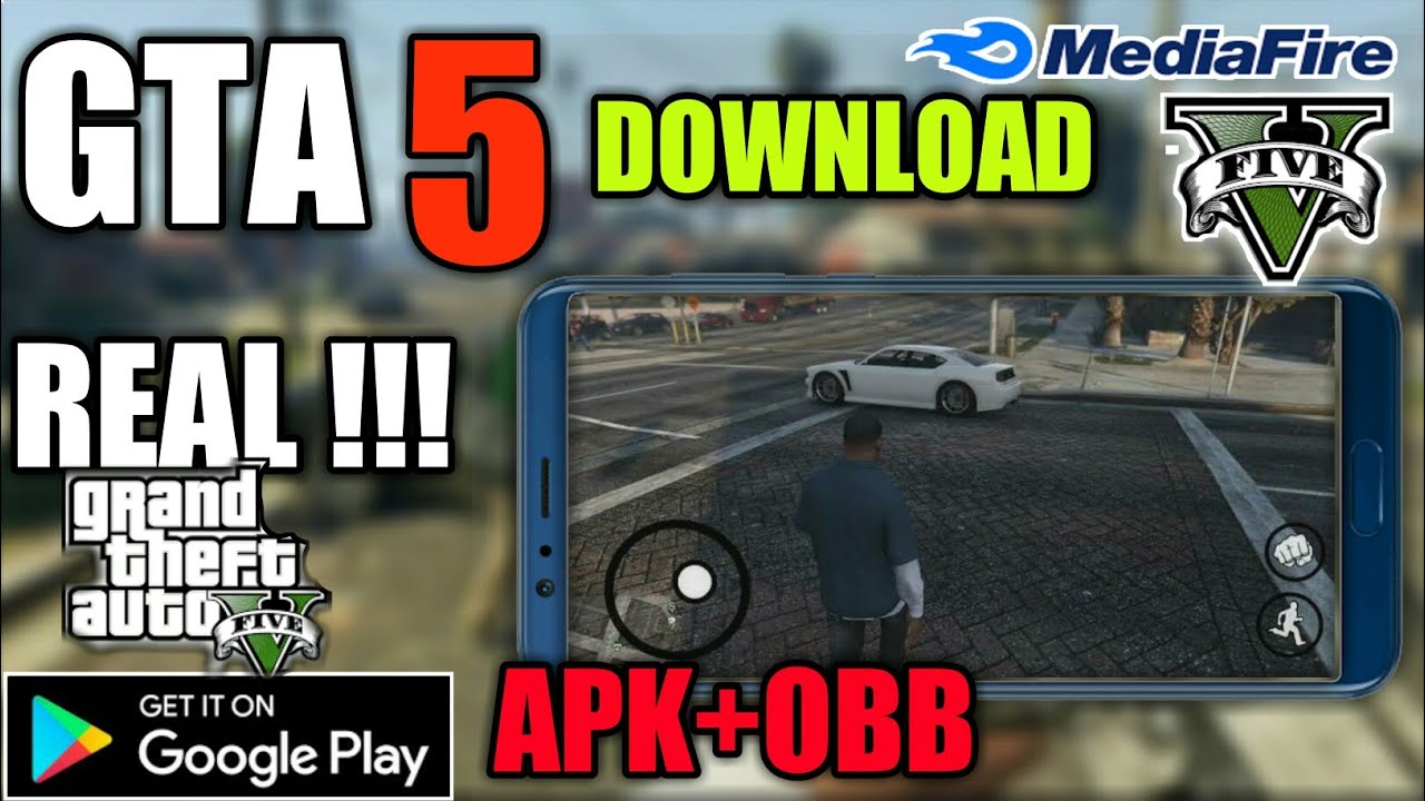 How to download gta 5 on android|play real gta 5 on android apk + obb ...