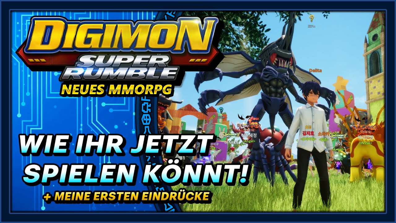 NEUES DIGIMON MMO! Wie man JETZT spielen kann | Review - YouTube