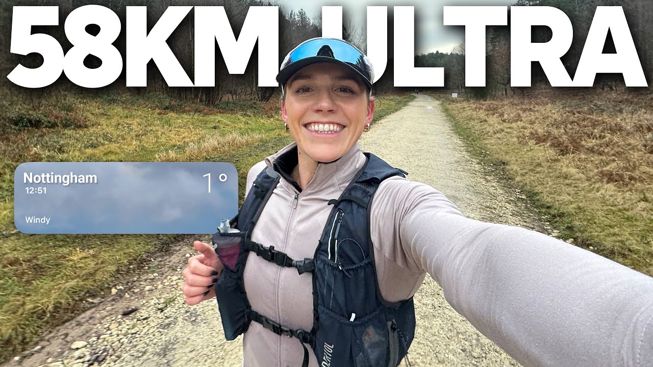 58KM ULTRA MARATHON *in 1 degrees* - YouTube