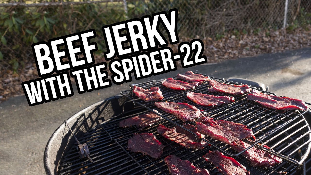 EJ Cooks: Beef Jerky with the Spider-22 - YouTube