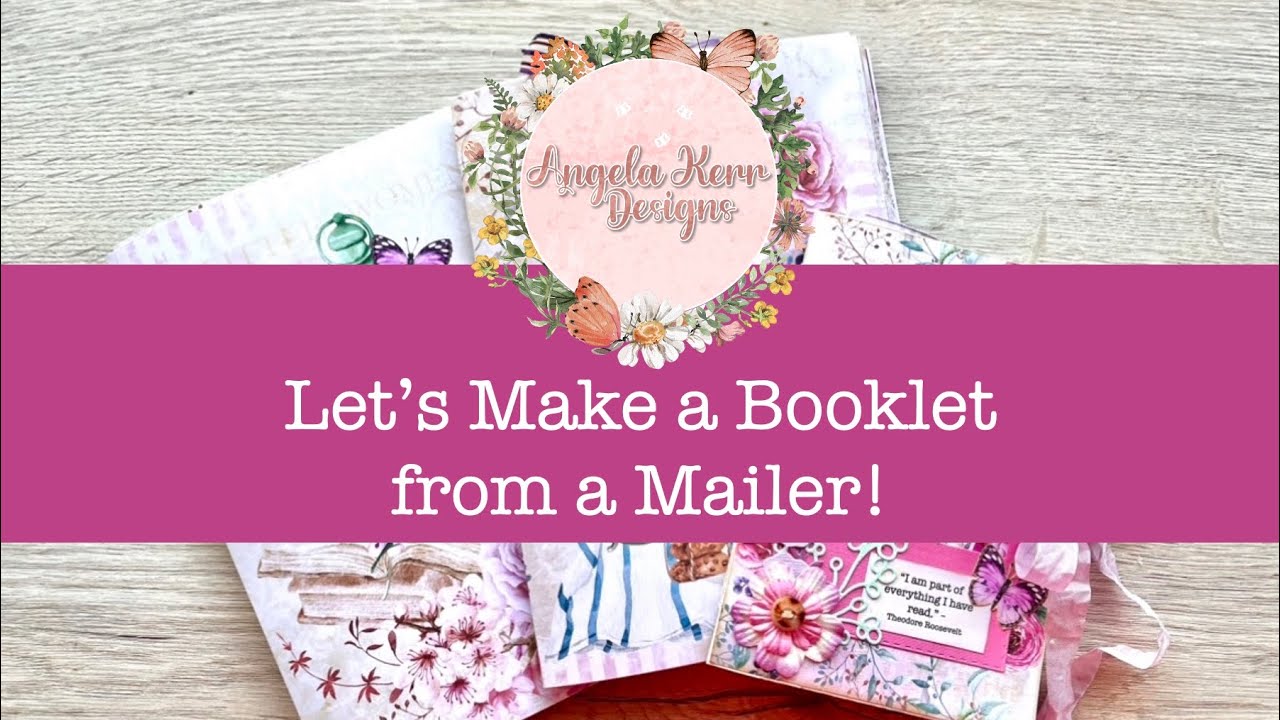 Let's Make a Booklet from a Mailer! - YouTube