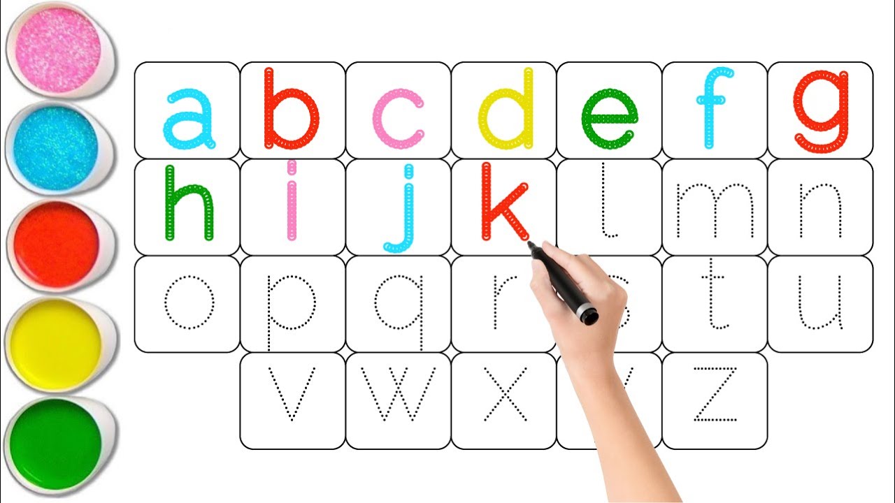 ABC for Kids | Alphabet writing for kids | A to Z | Write the alphabet ...